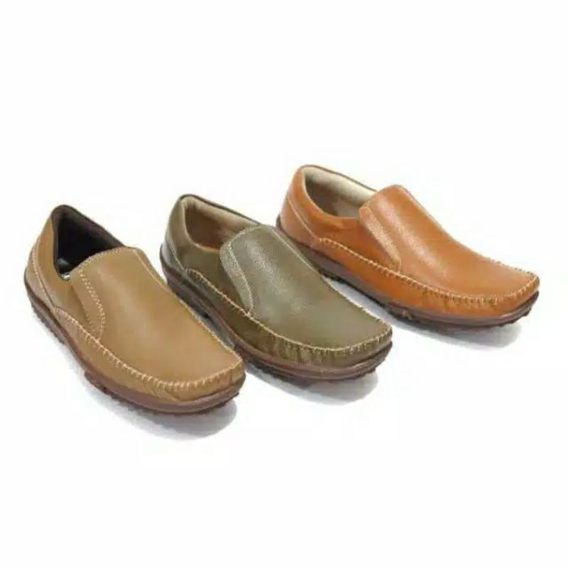 Jual Sepatu Mokasin Kulit Asli Sukaregang Garut | Shopee Indonesia
