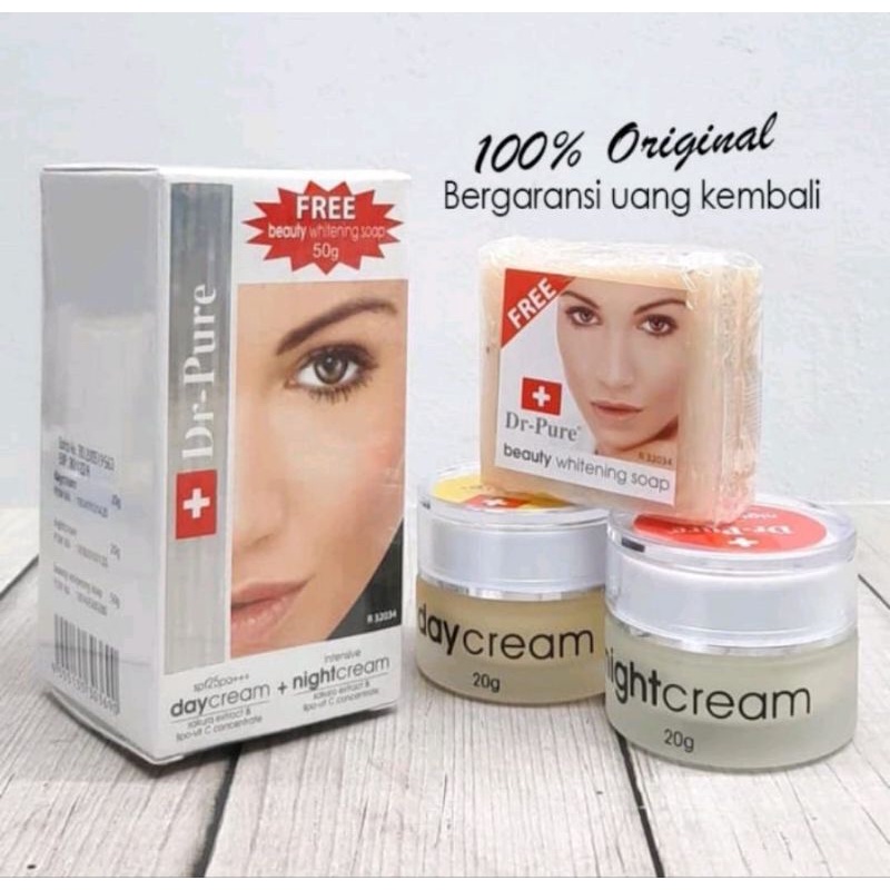 Jual Dr Pure Cream Set ( Day & Night Cream) | Shopee Indonesia