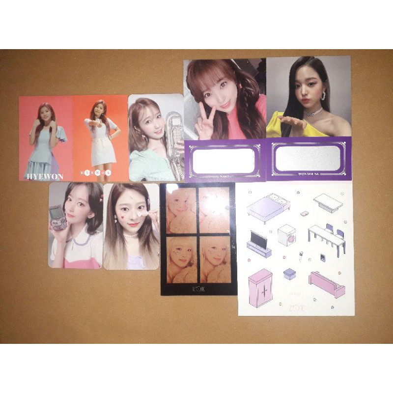 Jual IZONE IZ*ONE ONEIRIC DIARY PC ALBUM STICKER 4CUT FILM SCRATCH CARD | Shopee Indonesia