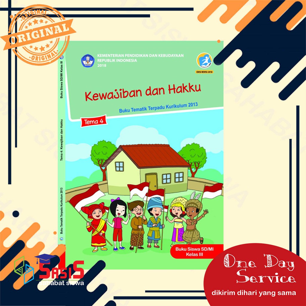 Jual Buku Siswa SD Kelas 3 tema 4 : Kewajiban dan Hakku | Shopee Indonesia