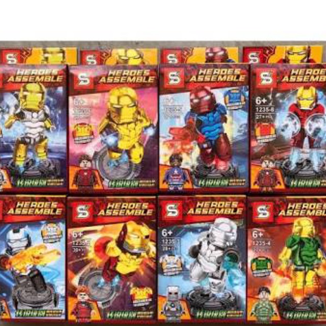 Jual SY 1235 Minifigures Ironman Chrome Armor | Shopee Indonesia