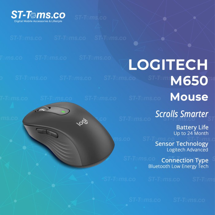 Jual Logitech Signature M650 / M 650 Wireless Mouse Bluetooth ...