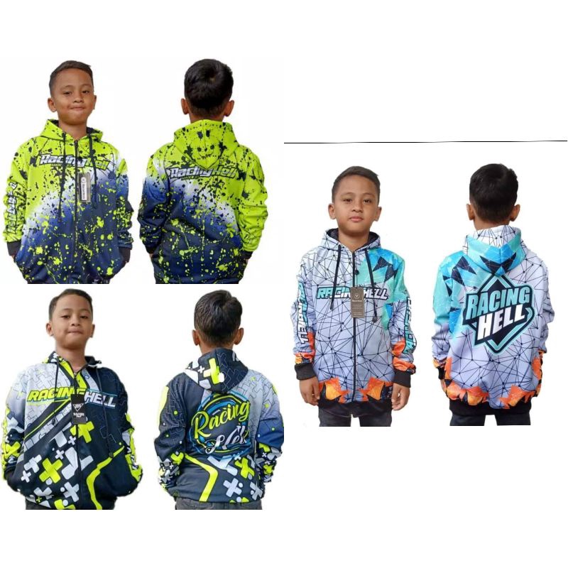 Jual Jaket Racing Hell Anak Usia 6 Sampai 12 tahun | Shopee Indonesia