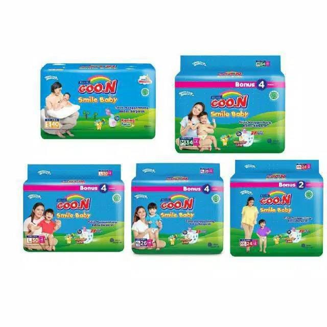 Jual GOON SMILE BABY S M L XL XXL | Shopee Indonesia
