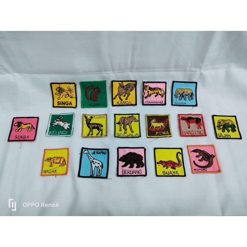 Jual Badge Tanda Regu Lambang Hewan ( 1 PCS ) | Shopee Indonesia