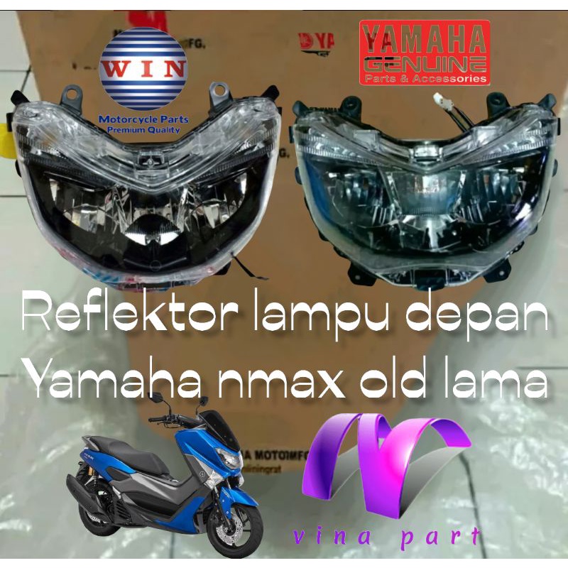 Jual Reflektor lampu depan yamaha nmax old 2dp original atau merk win ...