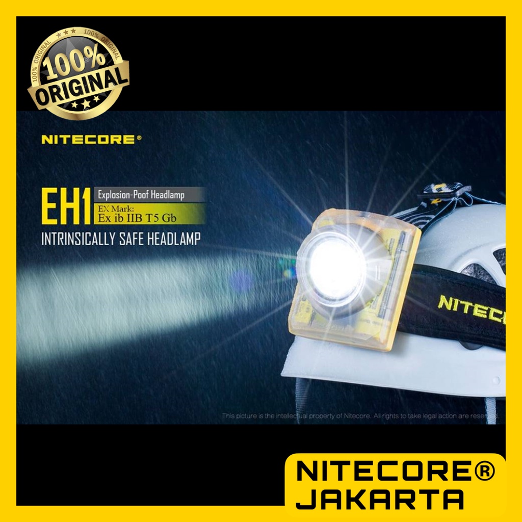 Jual Nitecore EH1 Headlamp Senter LED CREE XP-G2 S3 260 Lumens | Shopee ...