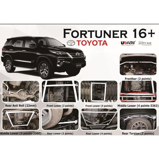 Jual Rear Anti-Roll Bar / Rear Sway Bar 22Mm Ultra Racing Toyota ...