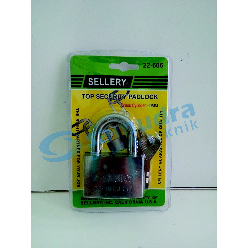 Jual Gembok SELLERY Short 60 mm Top Security Padlock | Shopee Indonesia
