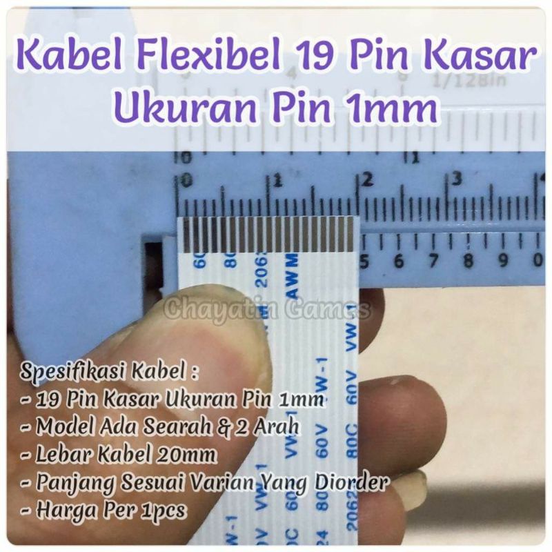 Jual Kabel Flexibel 19 Pin Kasar Panjang dan Model Kabel Sesuai Varian ...