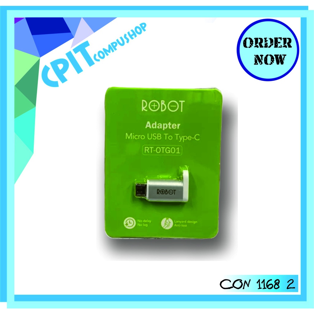 Jual Robot OTG Micro USB to Type C Robot | Shopee Indonesia