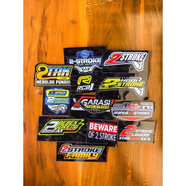 Jual sticker stiker pack 2tak striping king 2stroke rx king fiz r alfa ...