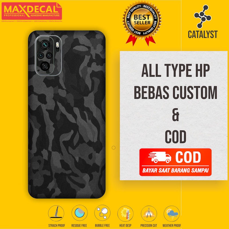 Jual Garskin Redmi Note 10 Note 10S Fullbody Kode Camo - Bisa Custom ...