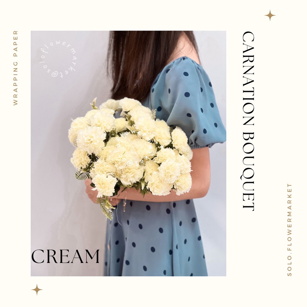 Jual CARNATION BOUQUET ARTIFICIAL FLOWER BUNGA PALSU BUNGA BUATAN SILK ...