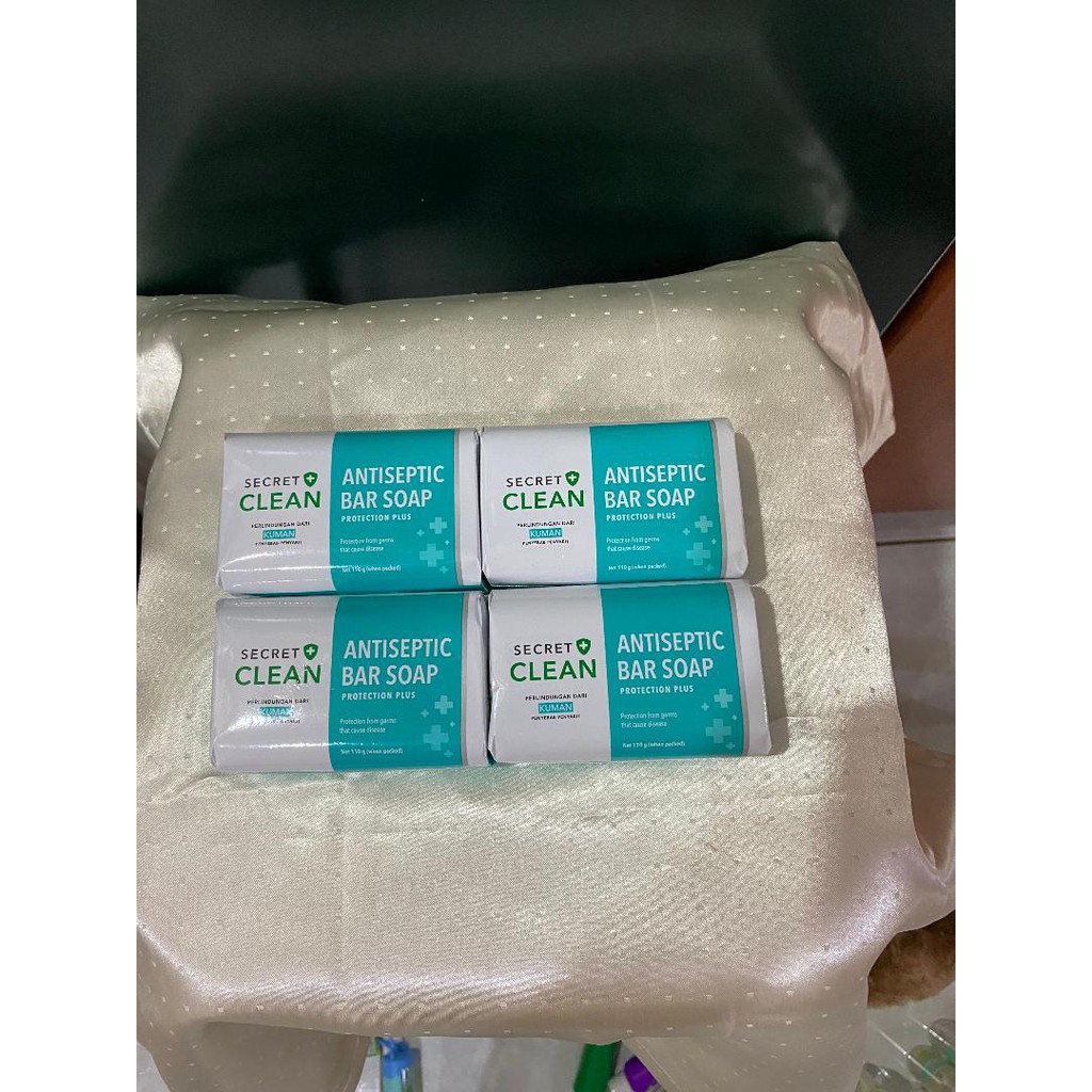 Jual SECRET CLEAN ANTISEPTIC BAR SOAP ( SABUN MANDI ) 110 GR- (PAKET 4 ...