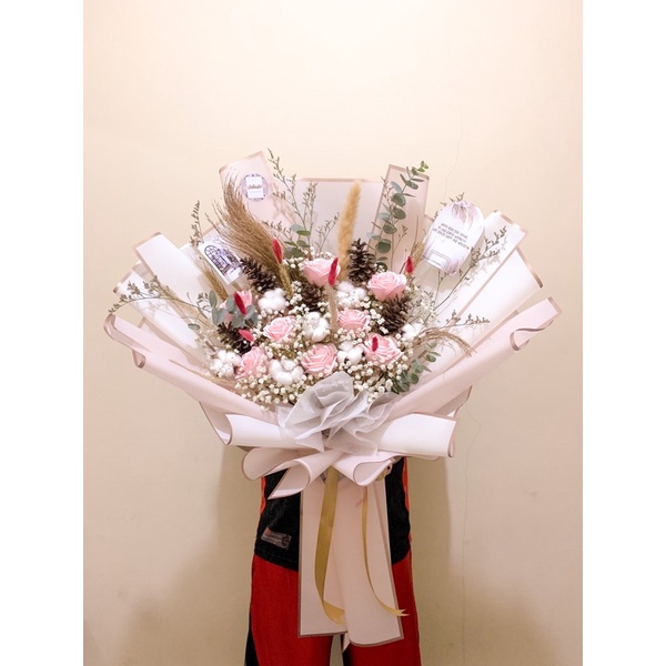 Jual HUMAN SIZE - DRIED FLOWER BOUQUET TERMURAH JAKARTA | Shopee Indonesia