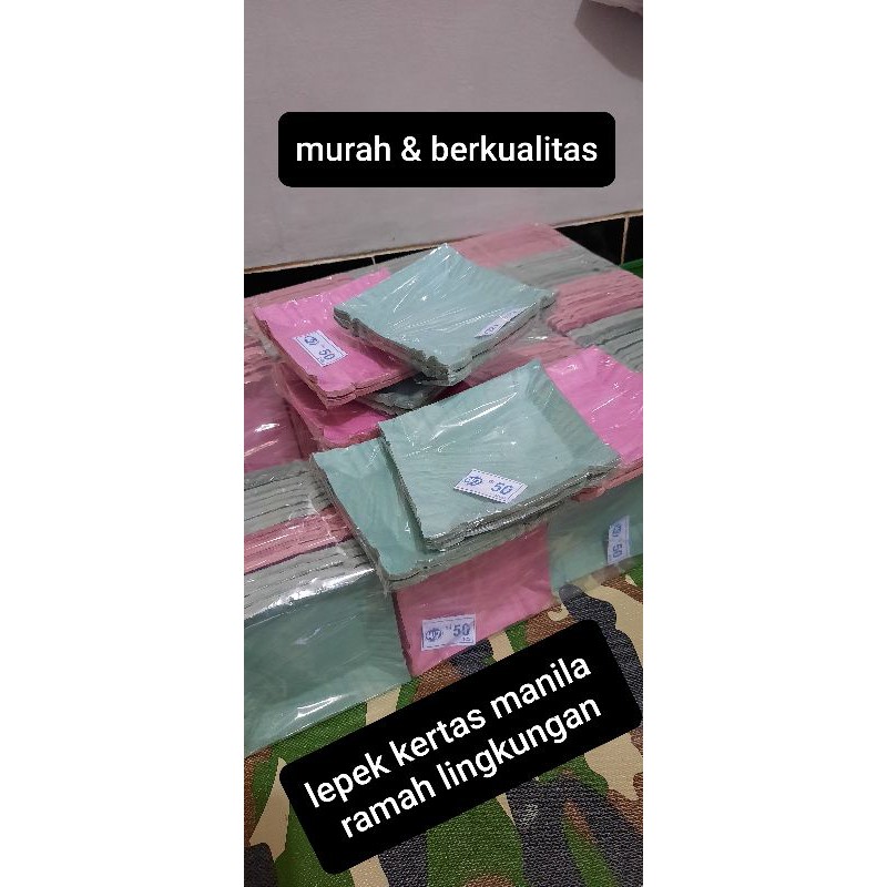 Jual #ECR# Lepek kertas ramah lingkungan. tempat untuk menyajikan snack ...