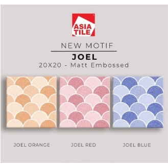 Jual JOEL EMBOSSED MATT UK.20X20 DINDING LANTAI KERAMIK ASIA TILE ...