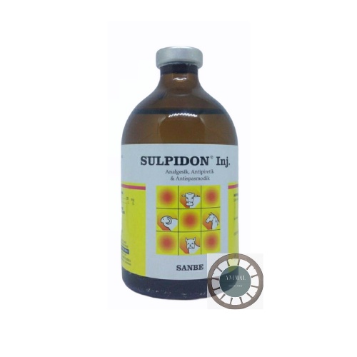 Jual SULPIDON 50 ML INJ Obat Pereda Sakit Hewan Analgesik Antipiretik ...