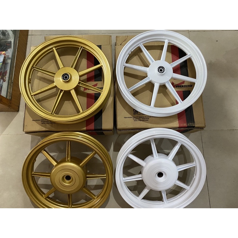 Jual velg racing vrossi palang 8 matic Vario 125,vario 150 emas,putih ...