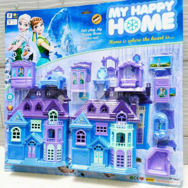 Jual Happy Home / Set Rumah Frozen / mainan anak perempuan | Shopee ...