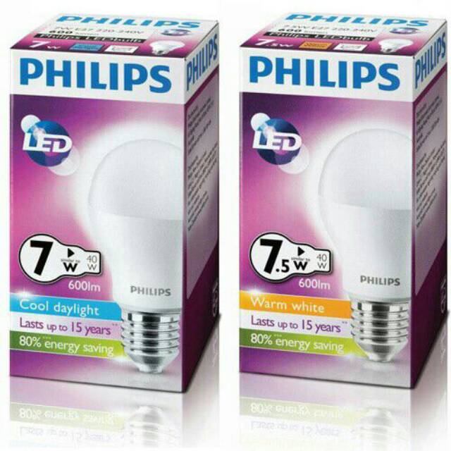 Jual LED Philips 7 Watt | Shopee Indonesia