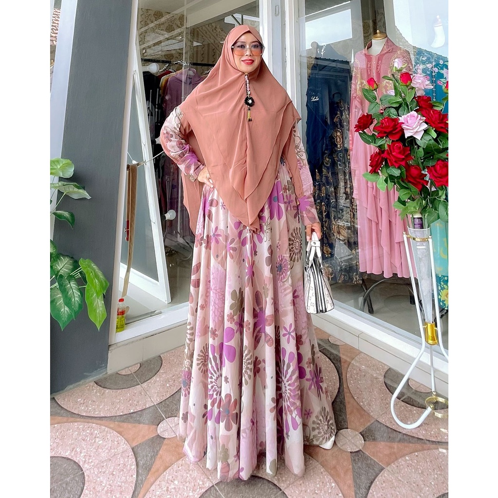 Jual New Set Samira syari By Al Mira | Shopee Indonesia