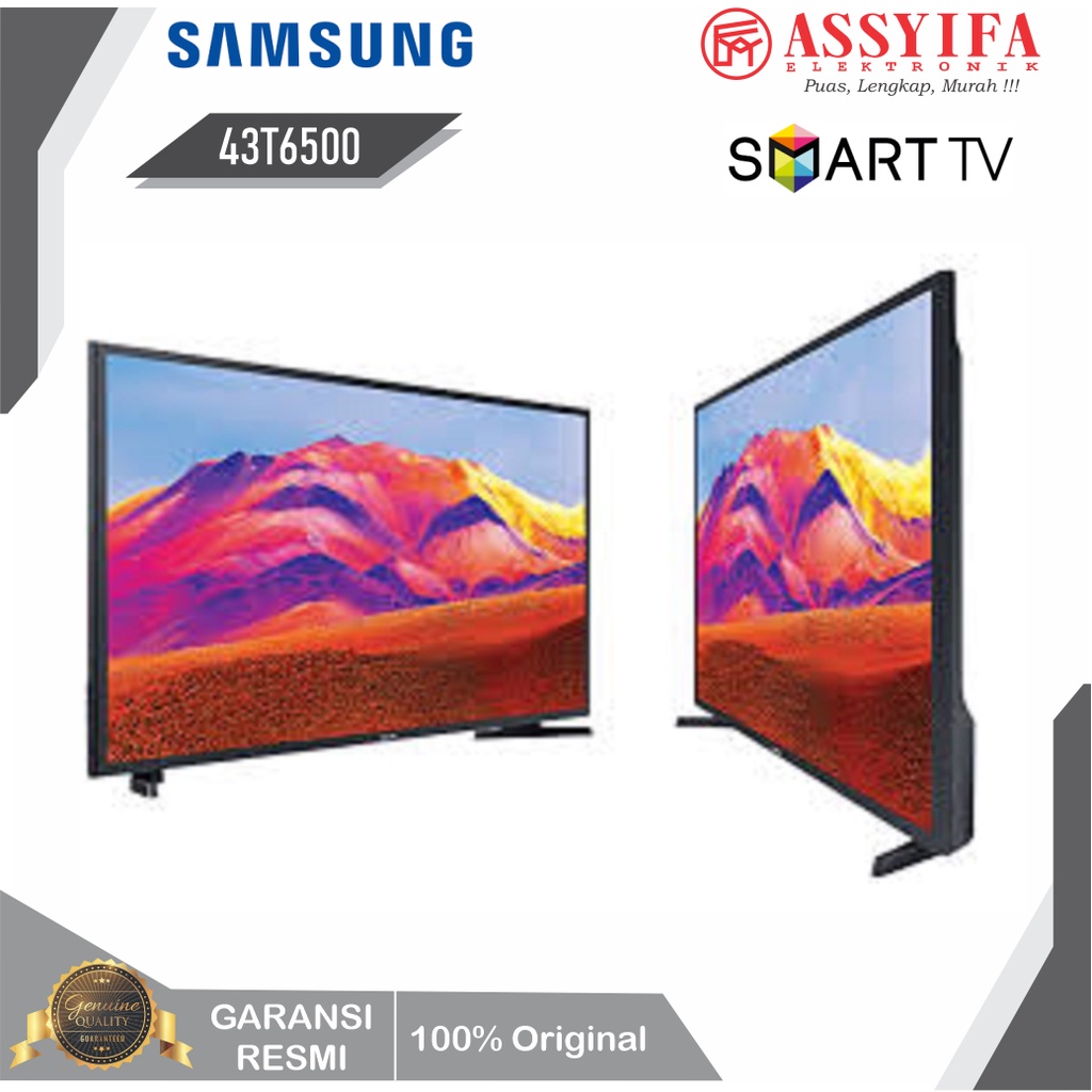 Jual LED SMART TV SAMSUNG 43 INCH 43T6500 FULL HD GARANSI RESMI | Shopee Indonesia
