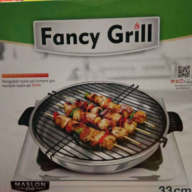 Jual FANCY GRILL MASLON 33CM | Shopee Indonesia