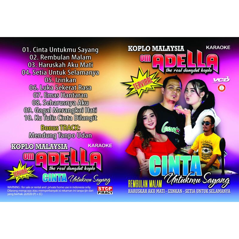 Jual KASET VCD LAGU MUSIK DANGDUT KOPLO MALAYSIA OM ADELLA TERVIRAL | Shopee Indonesia