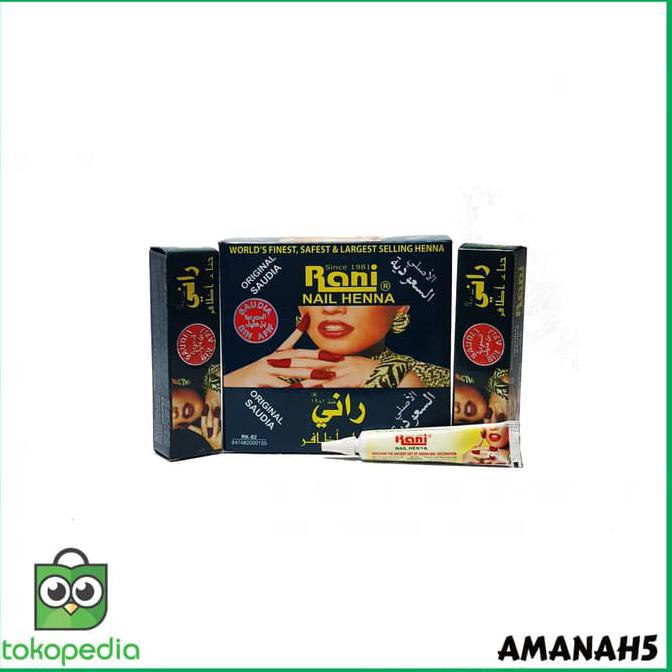Jual Henna RANI Original / Pacar kuku Rani / Henna Original 1 pack ...