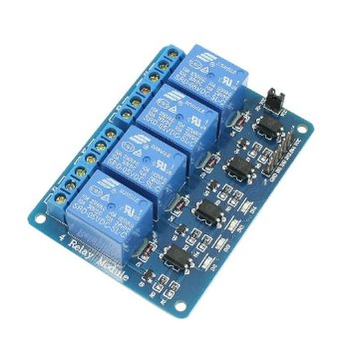 Jual RELAY 4 CHANNEL 5VDC MODULE | Shopee Indonesia