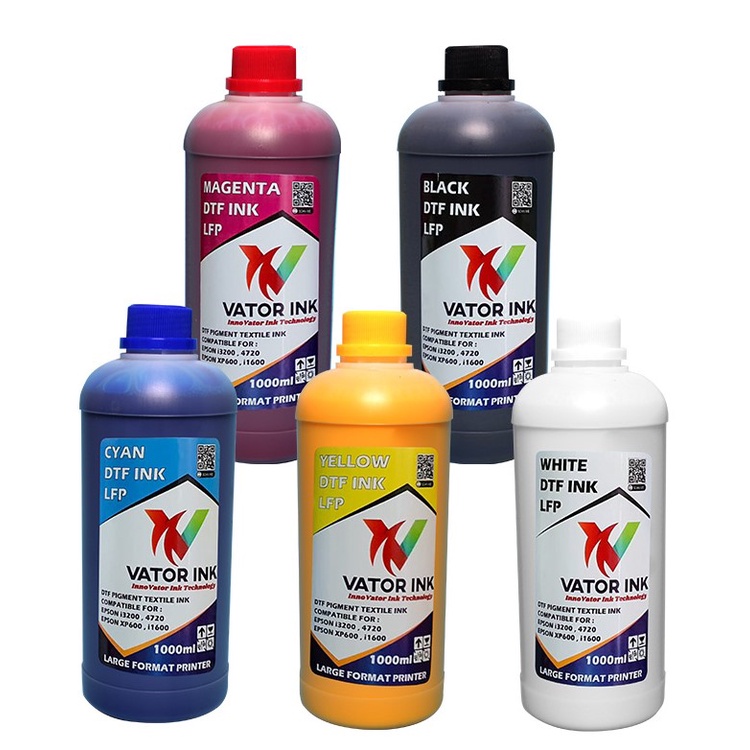 Jual Tinta Vator DTF LFP Large Format Printer CMYKW 1000ml | Shopee ... Jual Tinta Vator DTF LFP Large Format Printer CMYKW 1000ml | Shopee ...