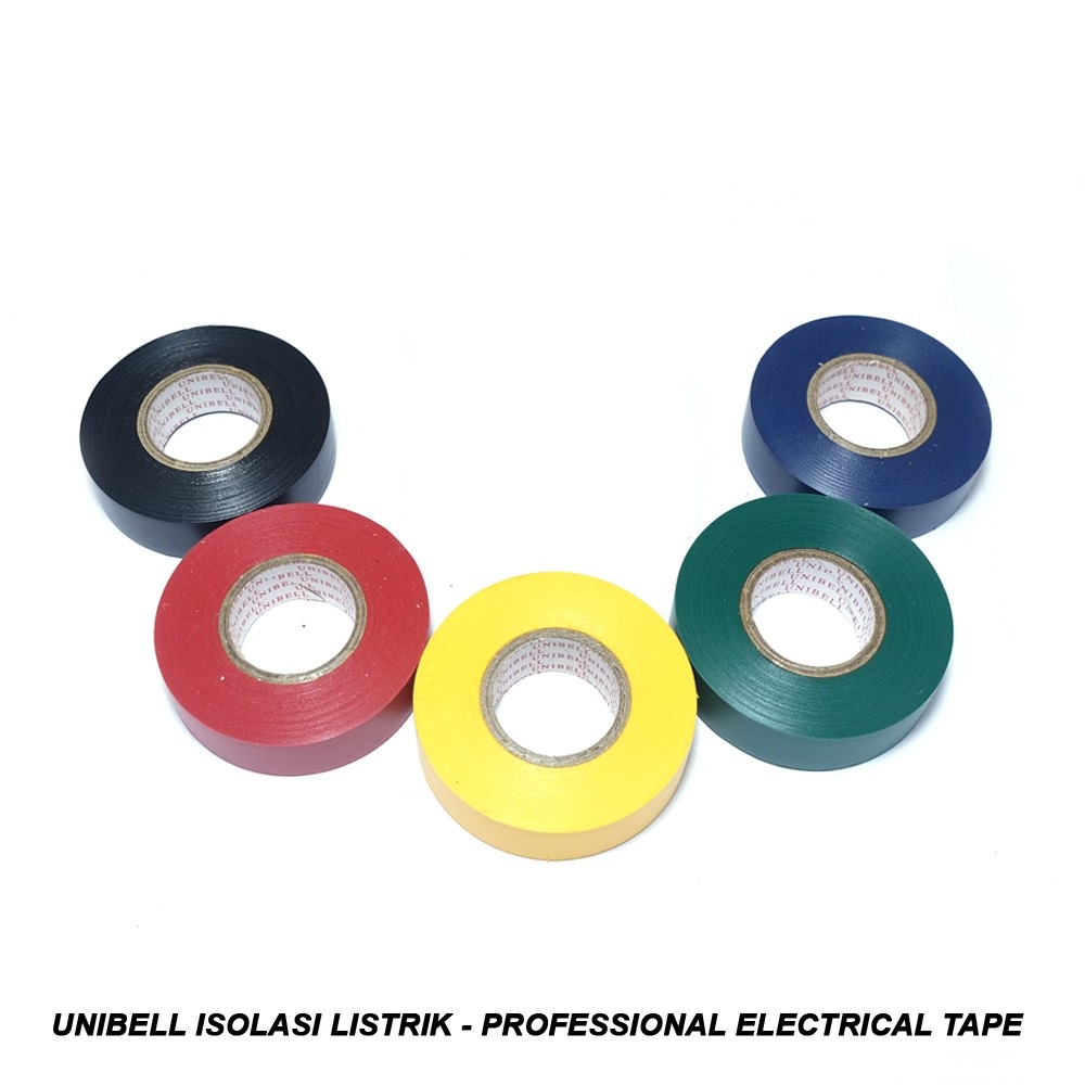Jual ISOLASI LISTIK UNIBELL 20M PVC TAPE NON BOX | Shopee Indonesia