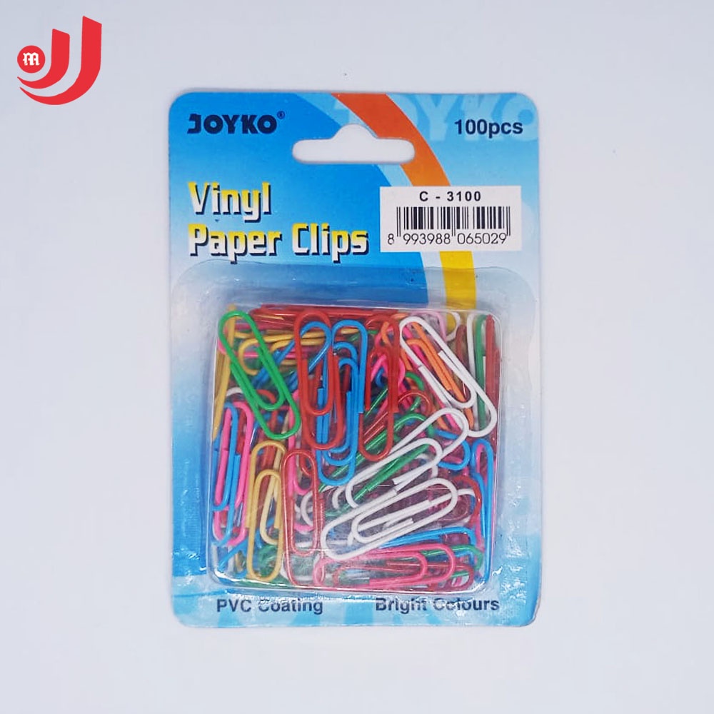 Jual Paper Clip JOYKO Warna-Warni (Vinyl Paper Clips JOYKO) | Shopee ...