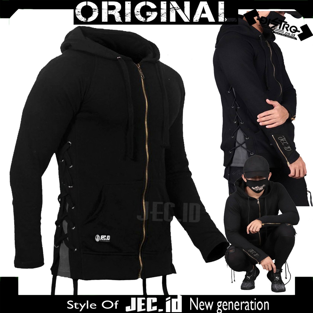 Jual Jaket Hoodie Jec Ropeline Premium Hand Zipper | Shopee Indonesia