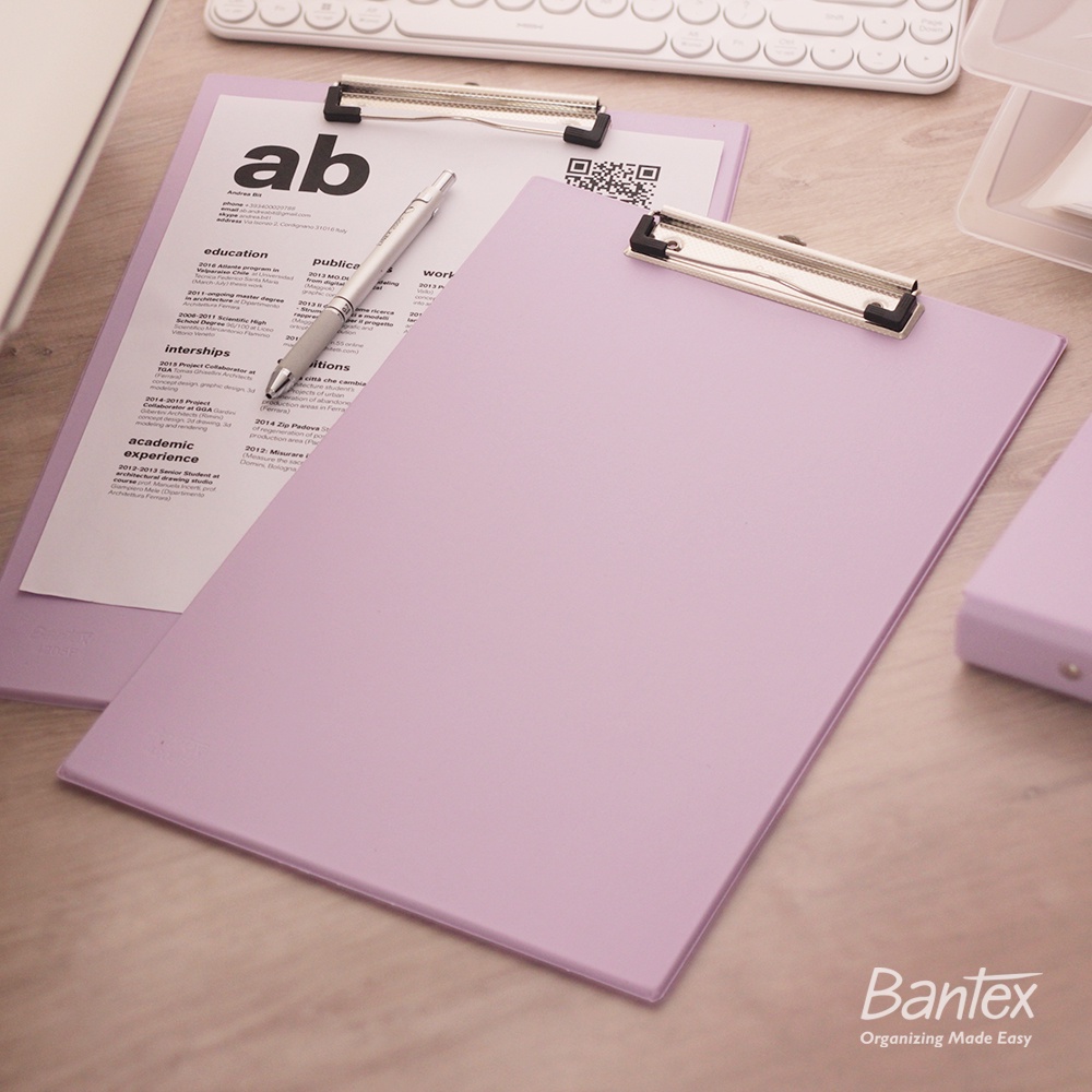 Jual Bantex Clipboard / Papan Jalan / Papan Ujian F4 Folio Light Lilac ...