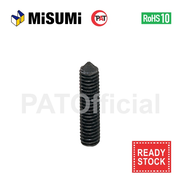 Jual MISUMI Hex Socket Set Screws/Cone Point MSST6-6 S/D MSST6-16 ...