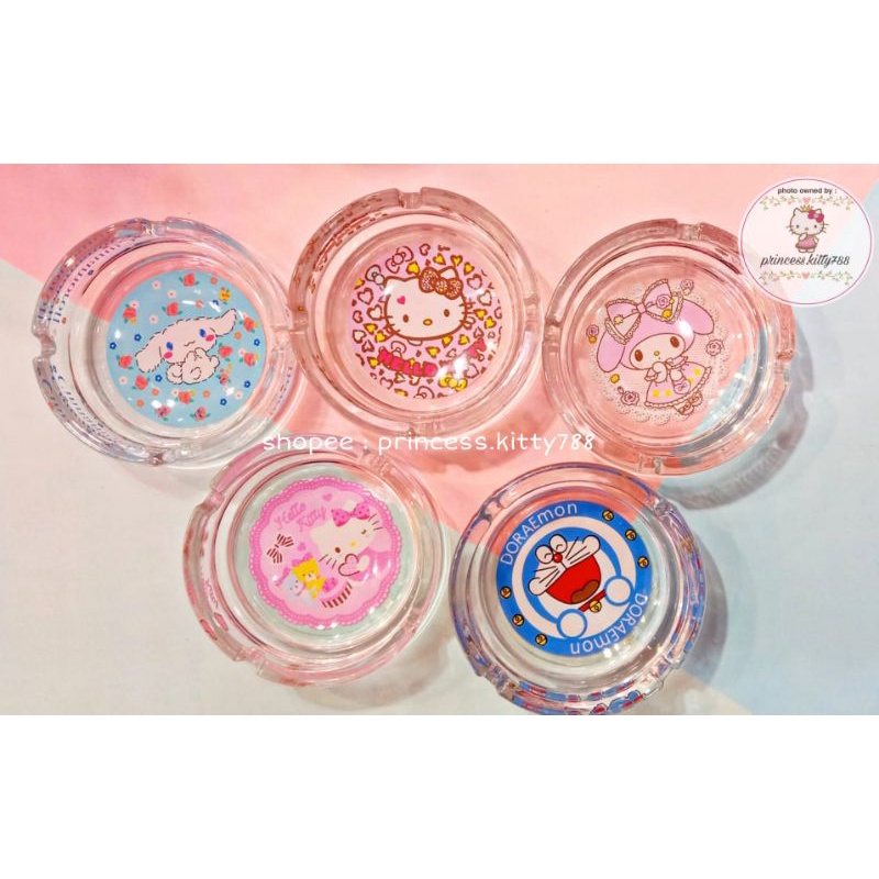 Jual ASBAK BELING BULAT CANTIK MOTIF HELLO KITTY MELODY DORAEMON ...