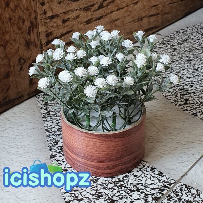 Jual Bunga Baby Breath Mini Plus Pot ( Full Set ) | Shopee Indonesia