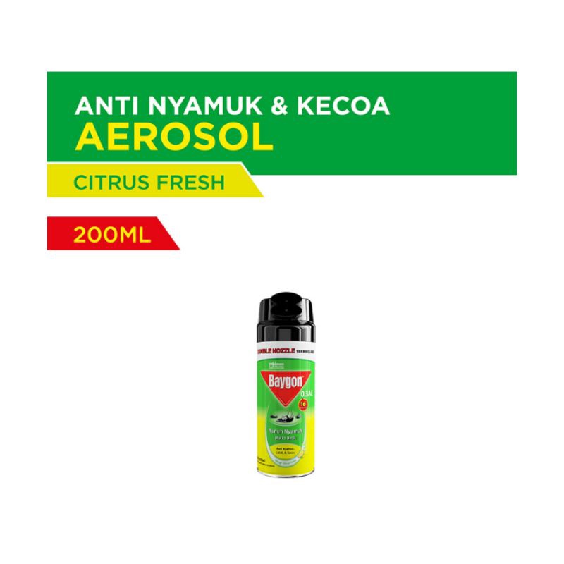Jual Baygon Aerosol spray kecil Flower Garden citrus Fresh scent ...