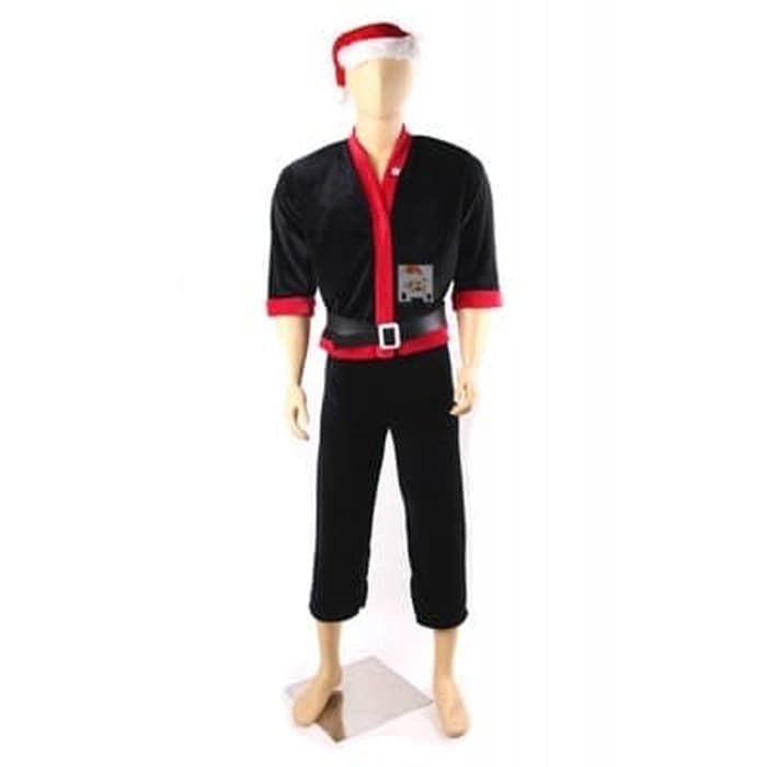 Jual Kostum Pit Hitam Dewasa Santa Sinter Piet / Christmas Costume ...