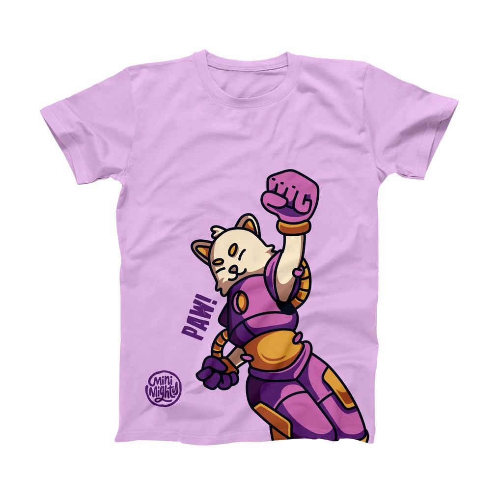 Jual Mini Mighty Baju Anak - Kaos Anak Cyberpunk Series Lilac | Shopee ...