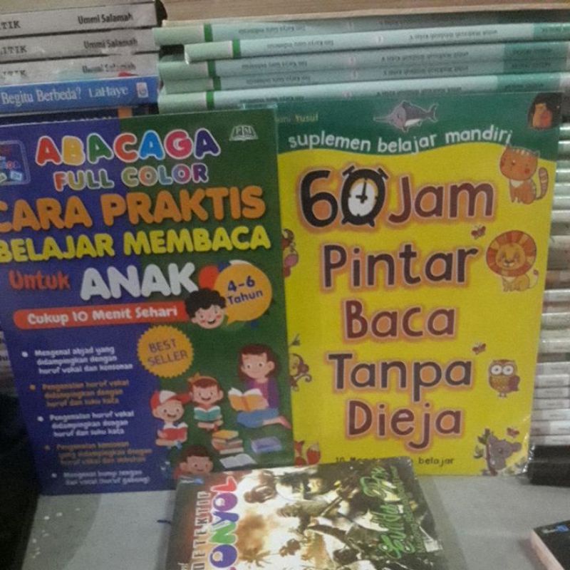 Jual abacaga full color dan 60 jam pintar baca tanpa dieja | Shopee ...