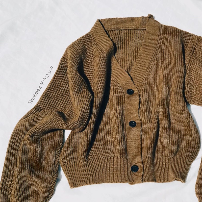 Jual Terakota's Beiji Cardi / Korean Knitware / Cardigan Knit / Outer sweater wanita | Shopee ...