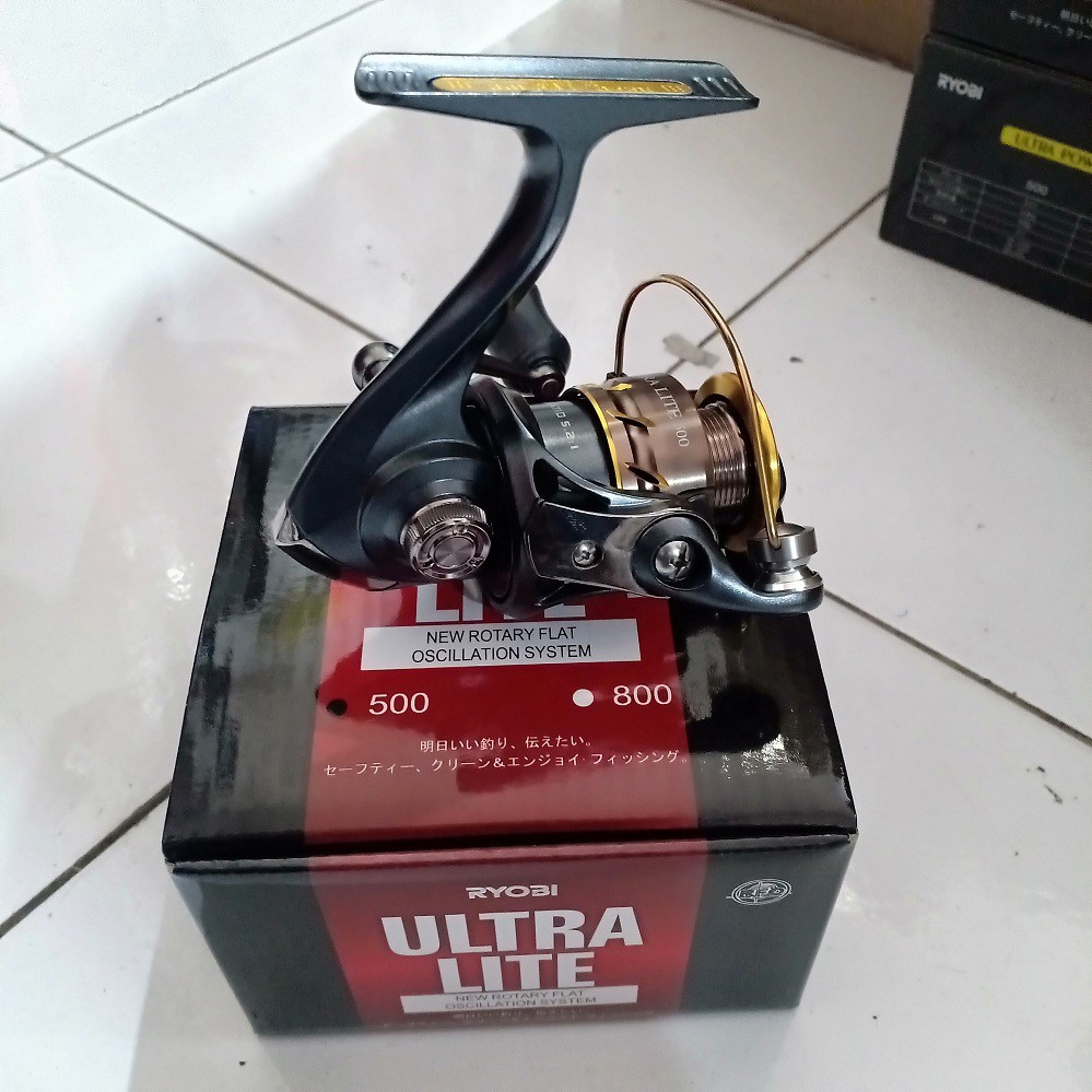 Jual Reel Pancing UL Ryobi Ultra Lite 500 800 Power Handle Omah Pancing ...