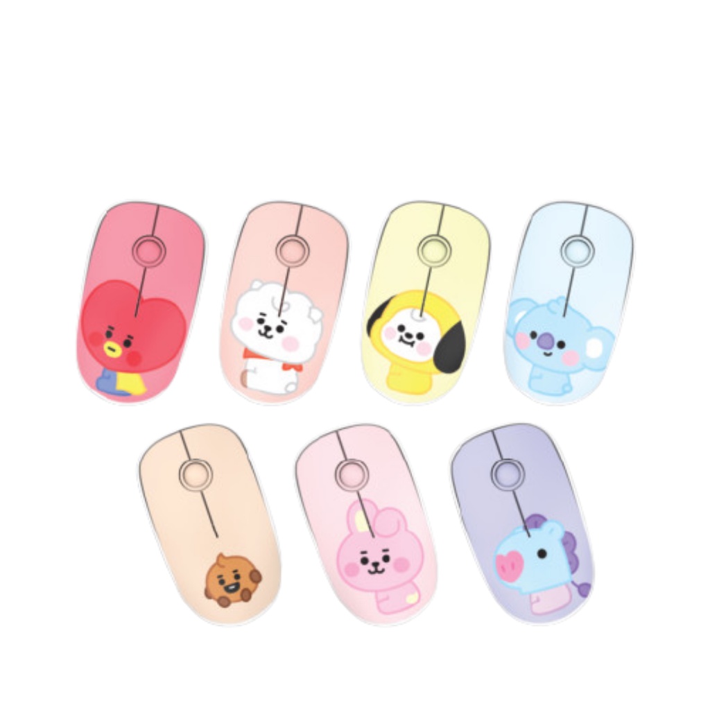 Jual BTS BT21 BABY WIRELESS SILENT MOUSE OFFICIAL | Shopee Indonesia