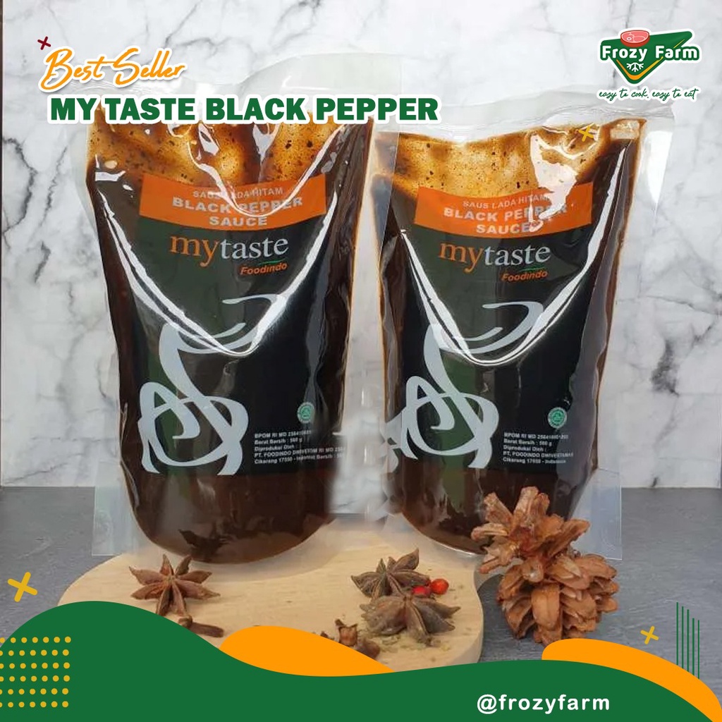 Jual Distributor MyTaste Saus Black Pepper 500 Gram / My Taste Lada ...