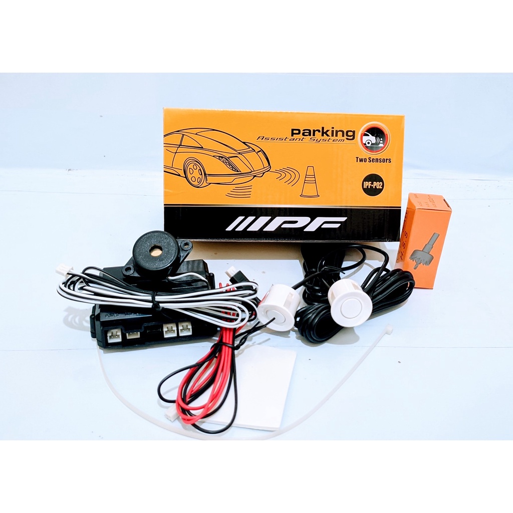 Jual Sensor parkir 2 titik bunyi IPF P02 sensor mundur suara 2 titik ...