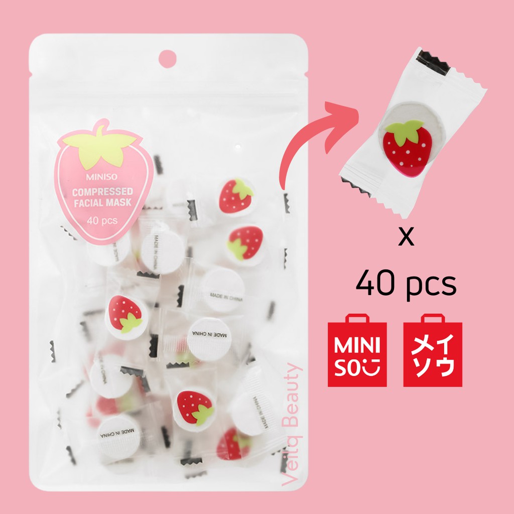 Jual MINISO Compressed Sheet Mask Masker Kertas Polos DIY | Shopee ...